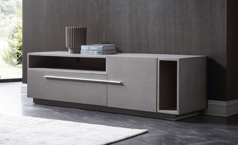 Grey oak tv unit store